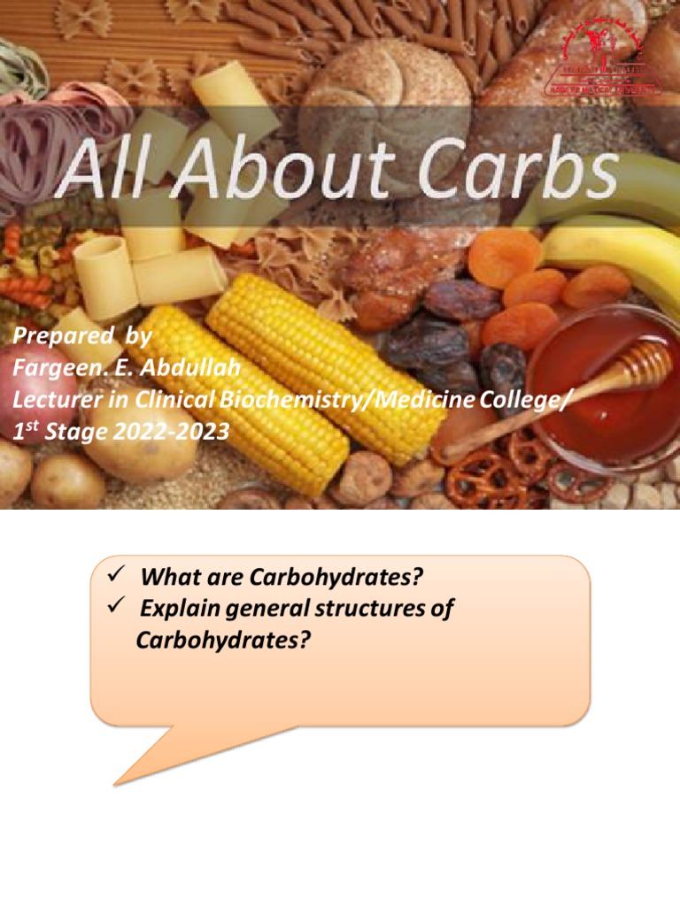Carbohydrates | PDF | Carbohydrates | Glucose