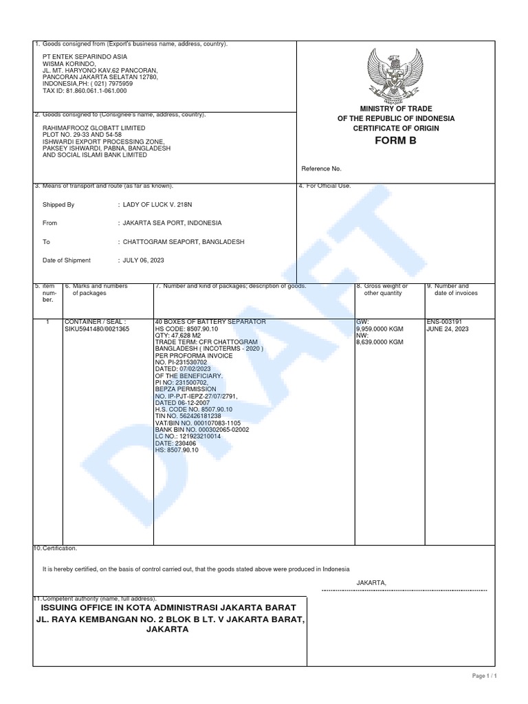 R2 Draft Coo - Ssljkcgpcad4682 | PDF | Freight Transport | Business