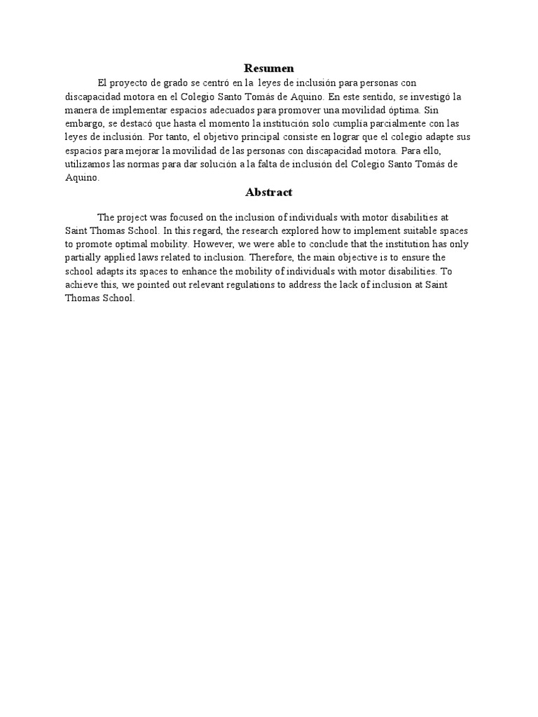 Resumen y Abstract | PDF