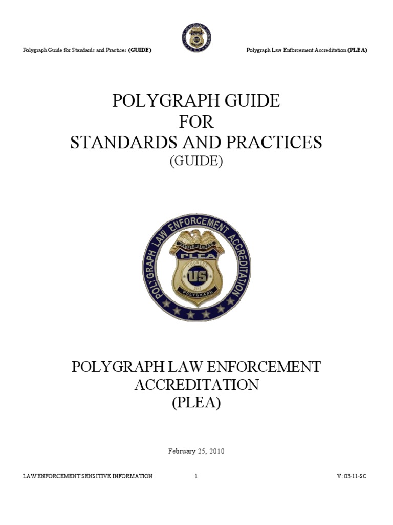 Law Enforcement Polygraph Handbook (02-2010) | PDF | Polygraph ...