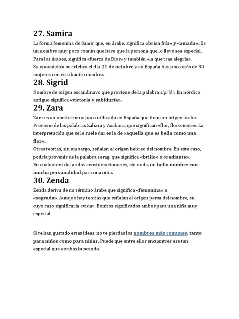 NOMBRES 2 | PDF