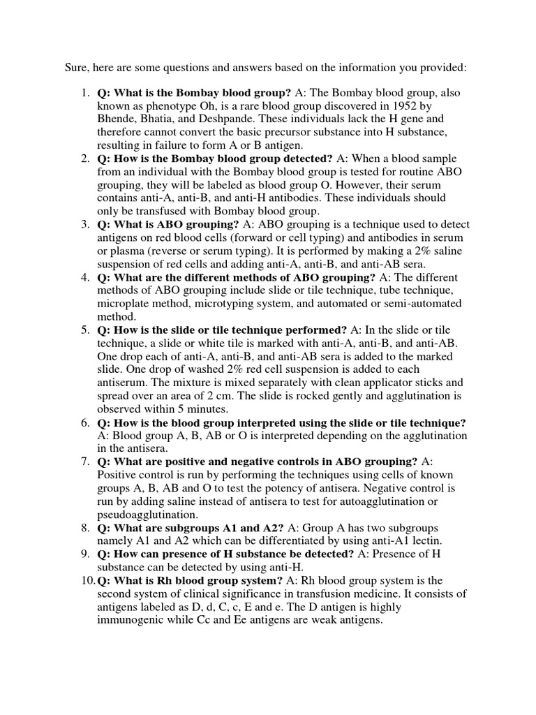 Blood Blank 1 PDF | PDF | Blood Type | Blood Plasma