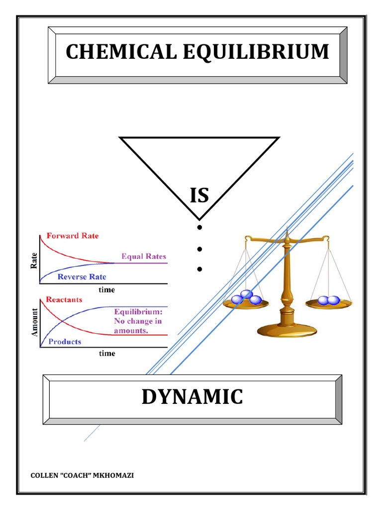 Chemical Equilibrium Is Dynamic Grade 12 | PDF