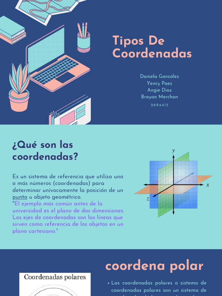 Tipos de Cordenadas | PDF
