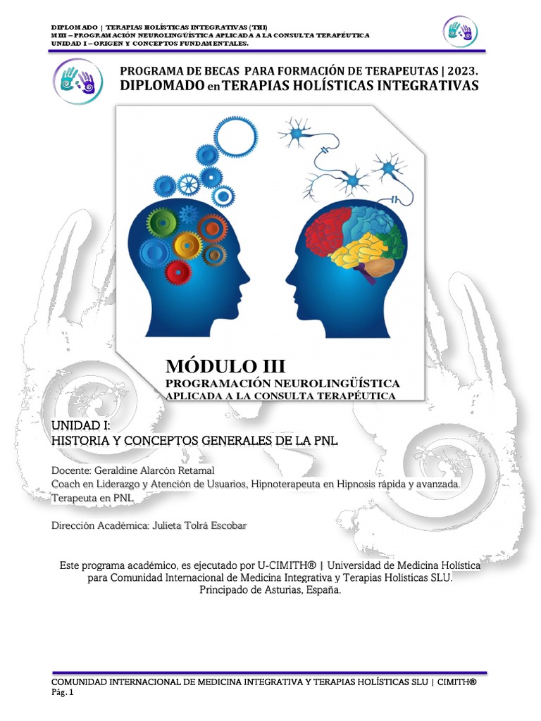 Módulo Iii: Unidad I: Historia Y Conceptos Generales de La PNL | PDF | Programación ...