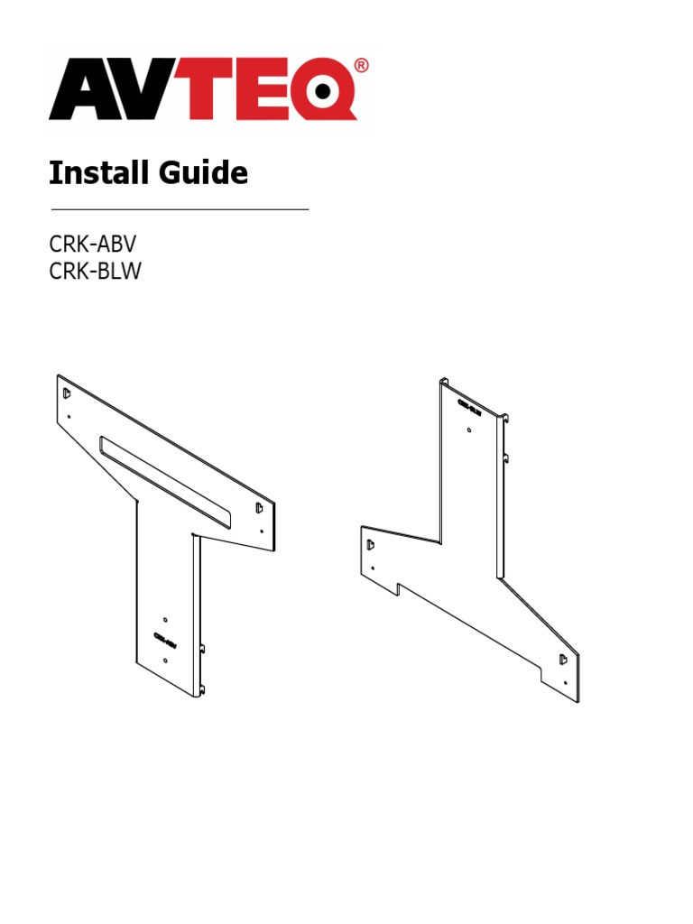 AVTEQ Display Mount Installation | PDF | Technology & Engineering