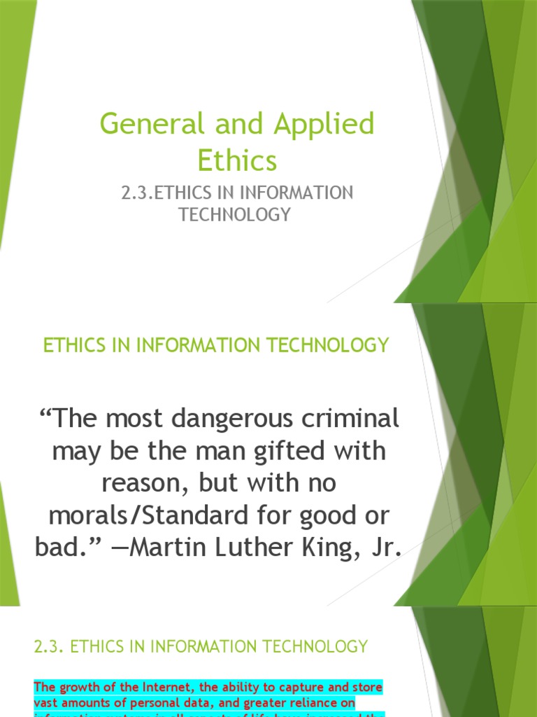 Ethics in Information Technology | PDF | Intellectual Property | Cyberbullying