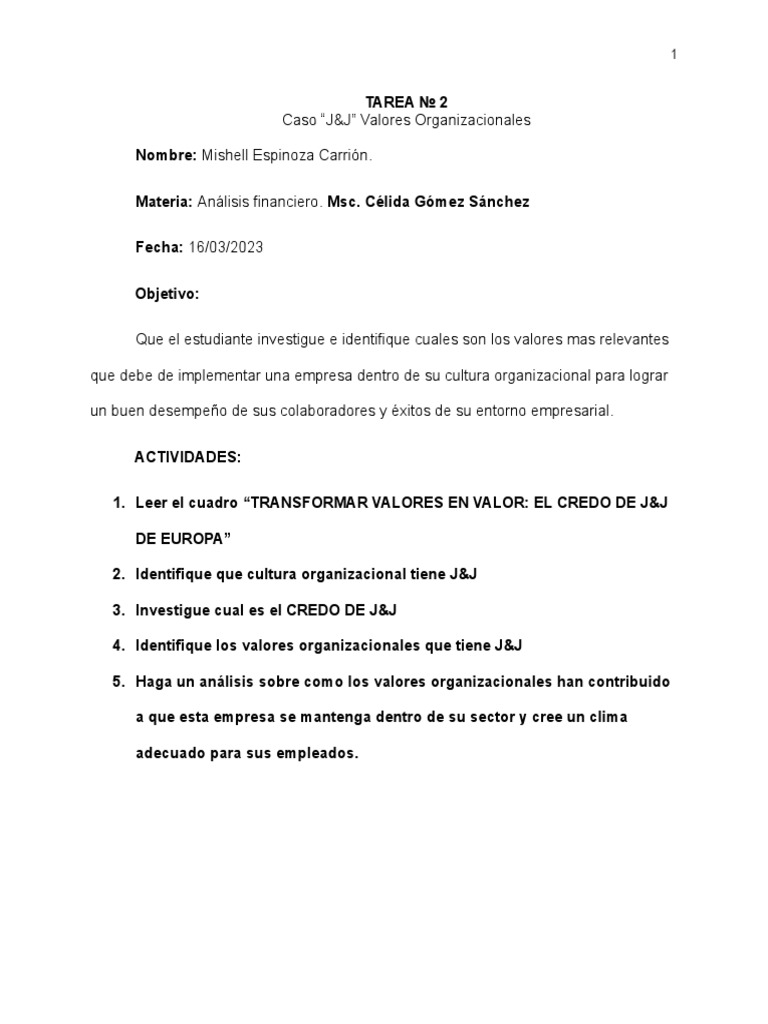 TAREA 2 - Mishell Espinoza NORMAS APA | PDF