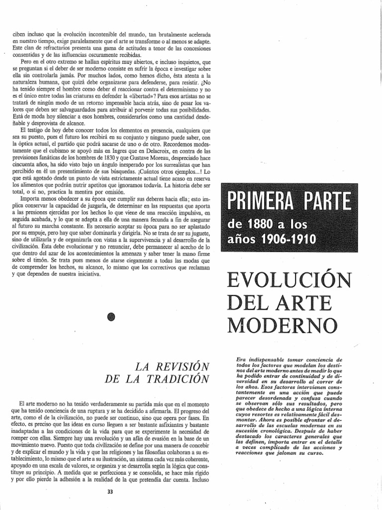 El Arte y El Mundo Moderno Tomo1 33-43 | PDF