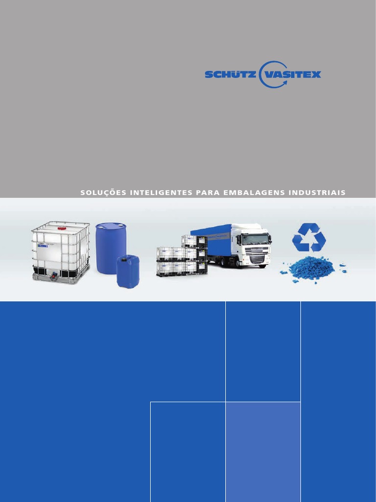 Brochure Schuetz Vasitex PT BR | PDF | Logística | Reciclagem