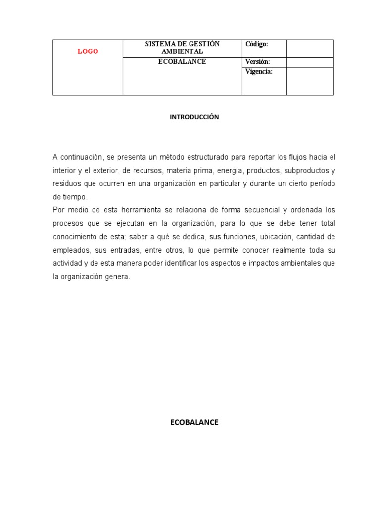 14 - Ecobalance | PDF | Business | Economias