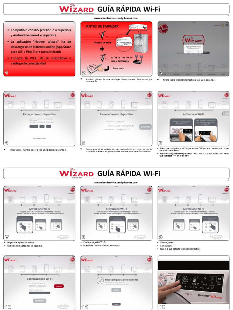 Quick Guide Wizard WM (ES) | PDF | Ios | Computadoras móviles