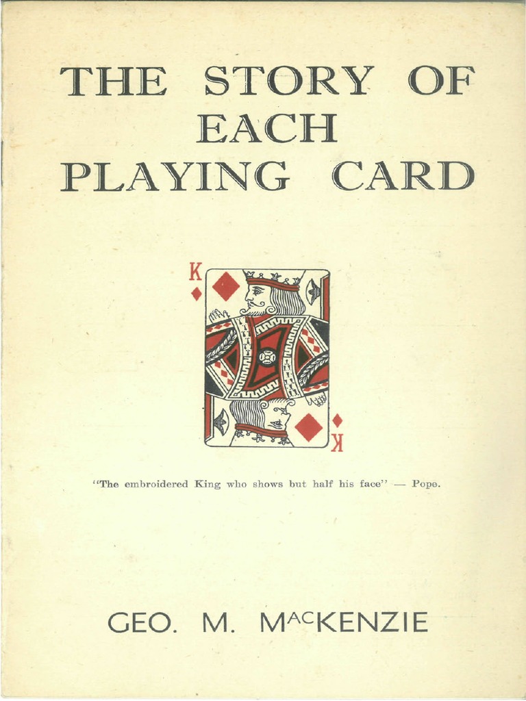 George MacKenzie - The Story of Each Playing Card | PDF | Tarot ...