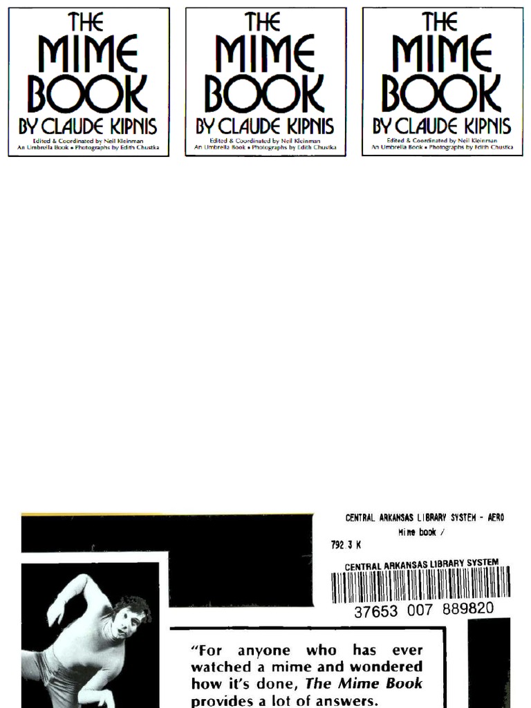 Claude Kipnis - The Mime Book | PDF