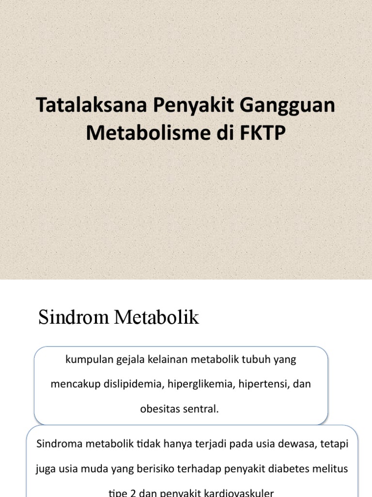 Sindrom Metabolik | PDF