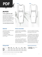 Long Denim Skirt - Free Sewing Pattern Download PDF #UP1033 ...