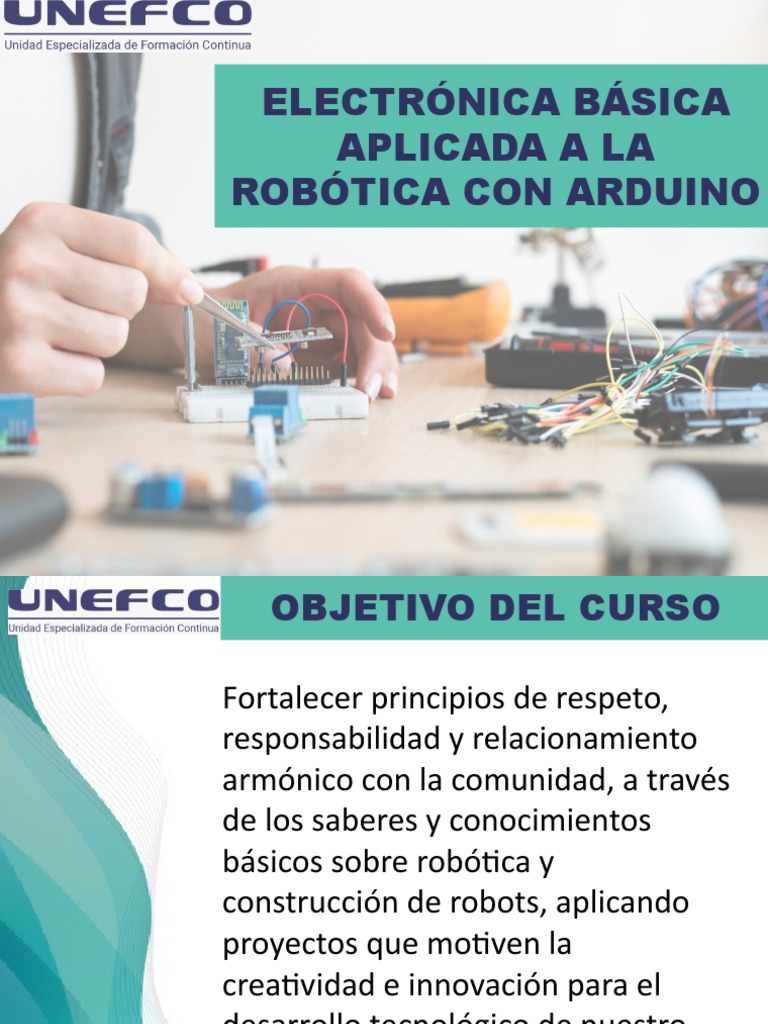 Electronica Aplicada A Robotica Con Arduino | PDF | Electrónica | Corriente eléctrica