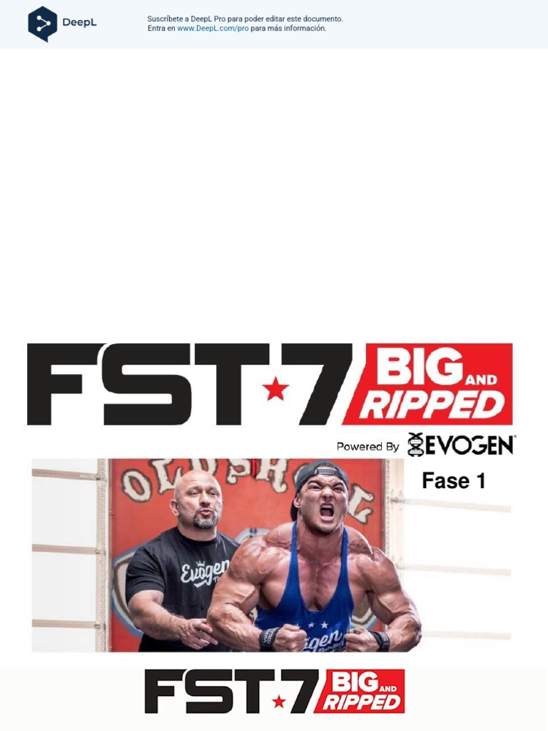 FST 7 Big and Ripped 8 Weeks To An Ol | PDF | Entrenamiento con pesas | Aptitud física