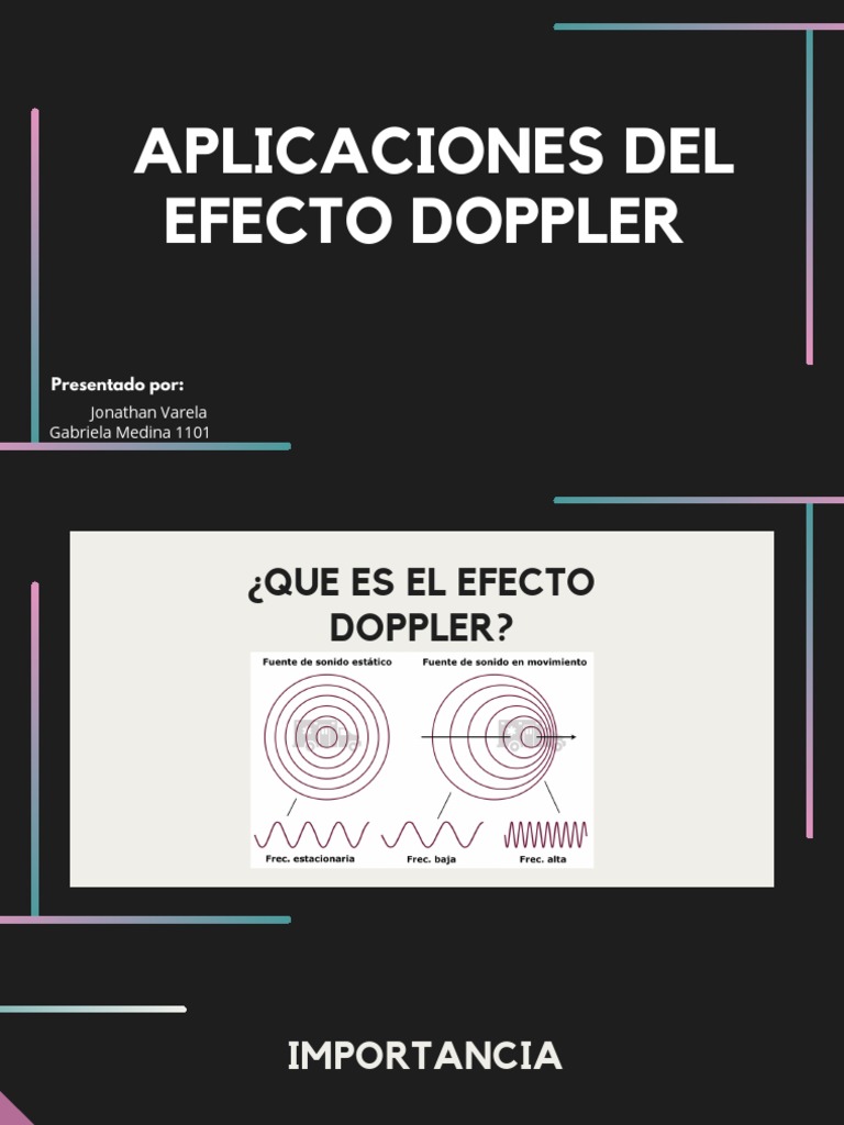 Aplicaciones Del Efecto Doppler | PDF