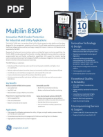 Cseuniservebrochure - Ge Multilin 859 | PDF | Relay | Electricity