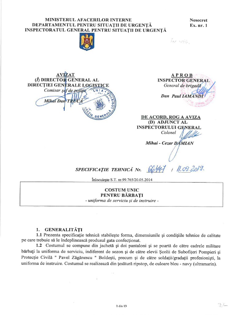 Costum Unic BARBATI | PDF