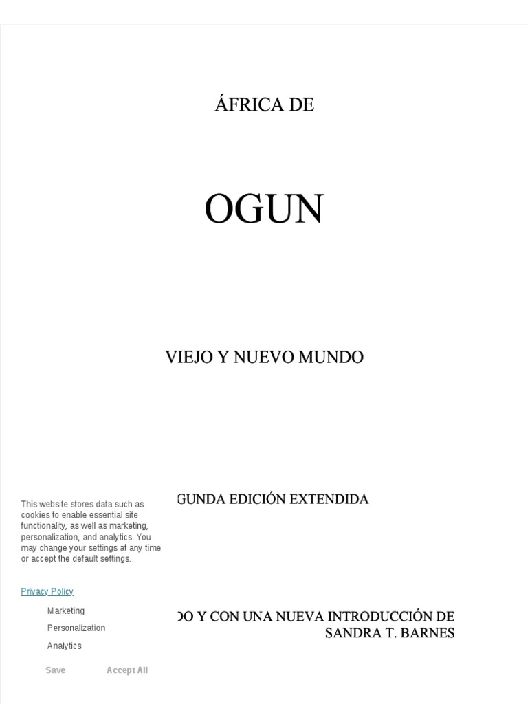Africa de Ogun Espanol | PDF