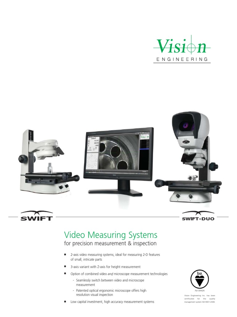 Swift-Duo: Dual Video & Optical System | PDF | Accuracy And Precision ...