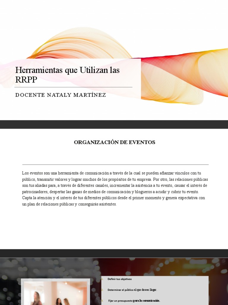 Herramientas Que Utilizan Las RRPP | PDF