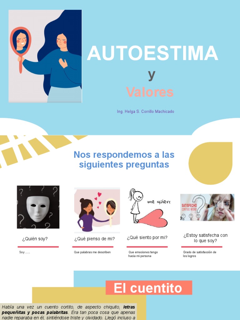 Autoestima y Valores PCPVRG | Descargar gratis PDF | Autoestima ...