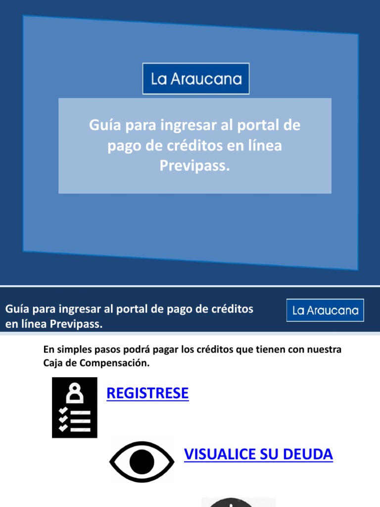 Como Pagar Los Créditos en Previpass Con 3 Simples Pasos DD | PDF | Crédito | Finanzas y ...