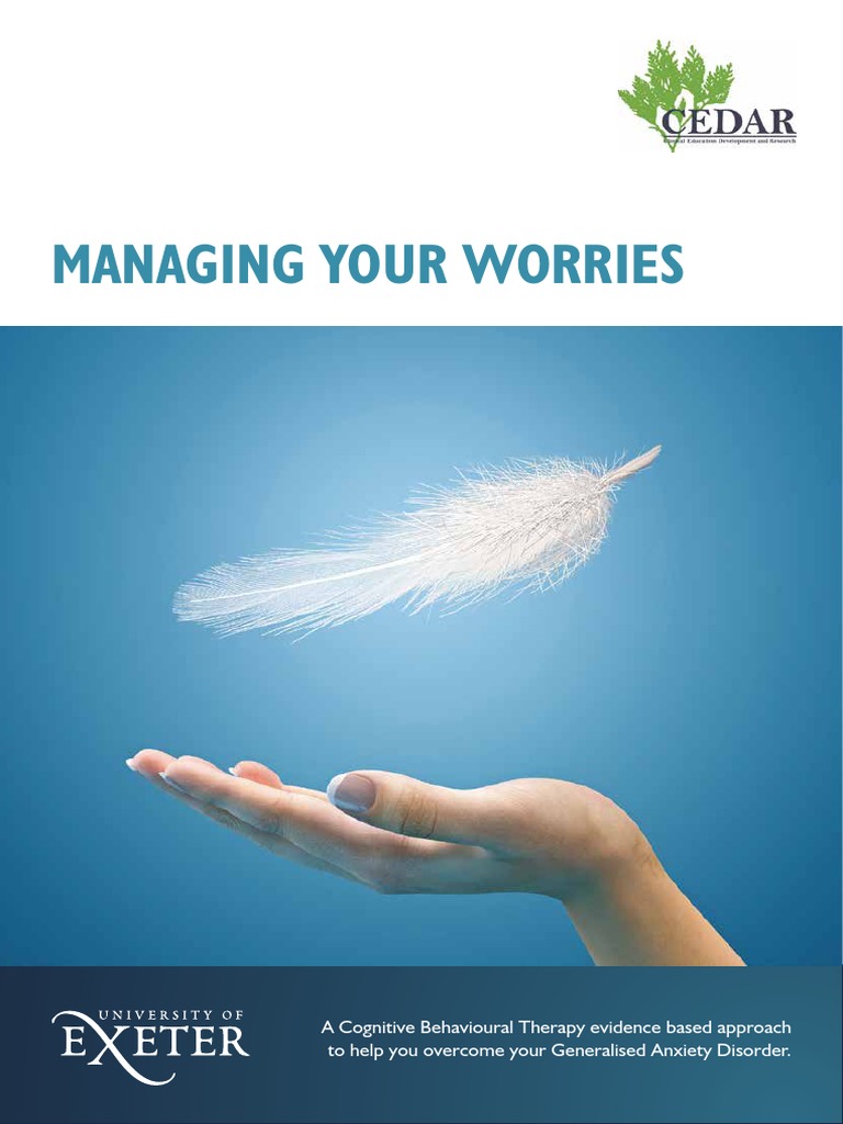 Managing_Your_Worries_workbook | PDF | Cognitive Behavioral Therapy ...