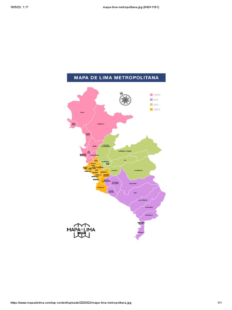 mapa-lima-metropolitana | PDF