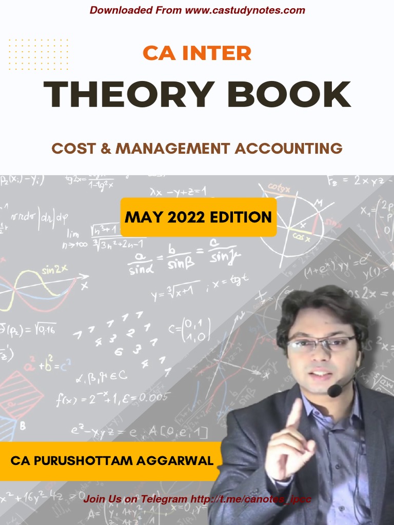 CAInter Costing Theory Book | PDF | Cost | Cost Accounting
