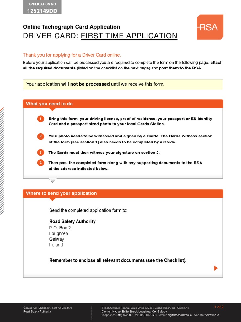 First Time Application - Victor Caraus | PDF | Driver's License ...