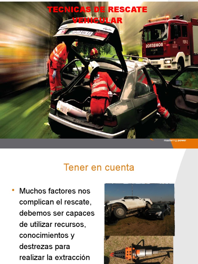 Tecnicas Rescate Vehicular | PDF | Airbag | Bienes manufacturados