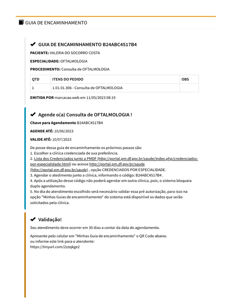 Guia de Encaminhamento - Dsap | PDF