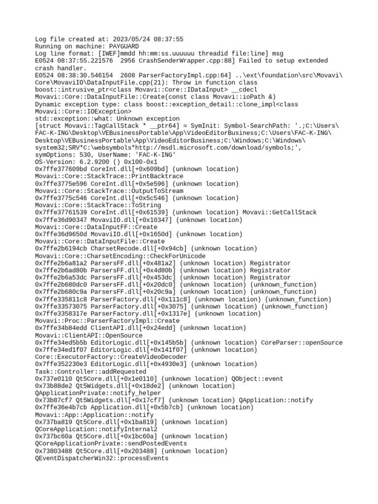 Developer Debug Log Analysis | PDF | Computer Science | Computer Programming