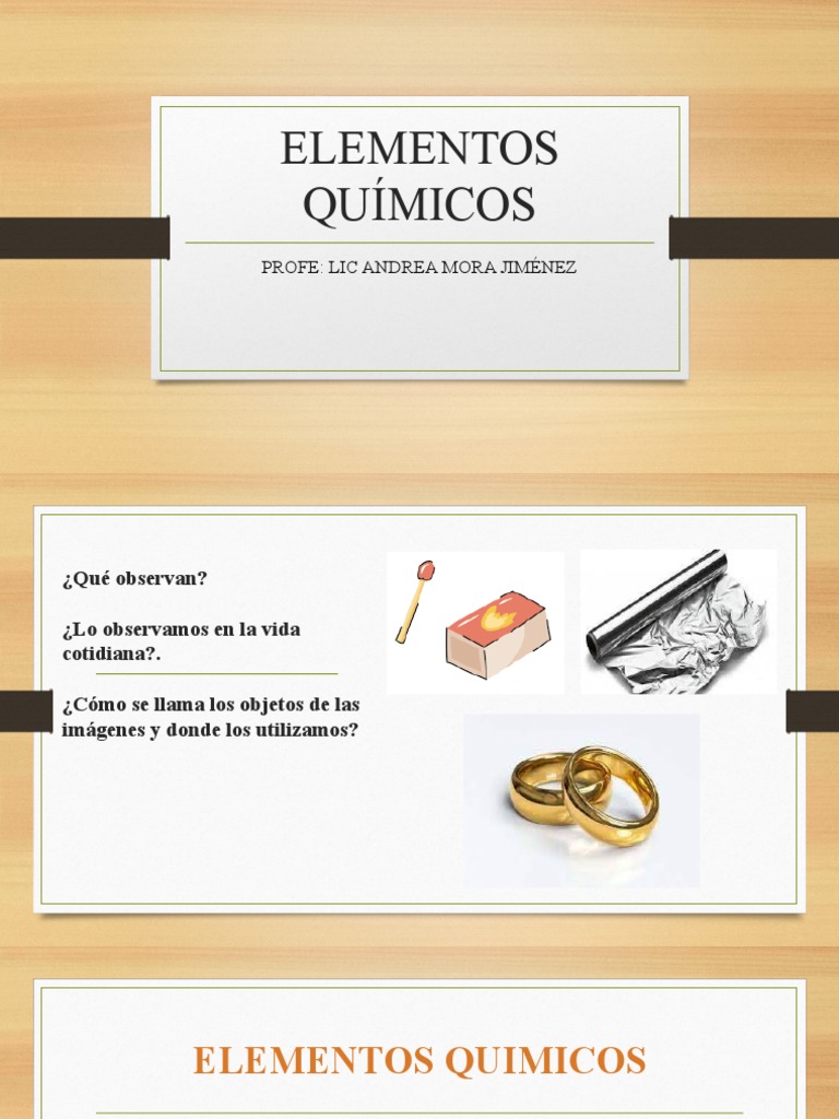 Elementos Químicos | PDF | Artes del Lenguaje y Comunicación