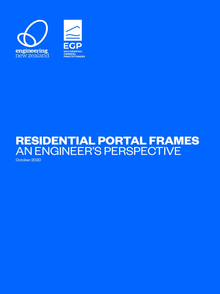 ENZ - Residential Portal Frames | PDF | Beam (Structure) | Buckling
