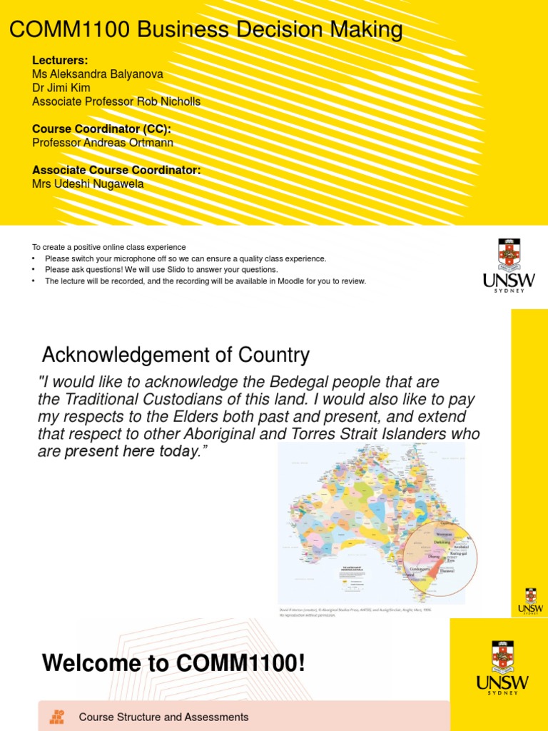 Week 1 Lecture Slides COMM1100 | PDF | Corporate Social Responsibility ...