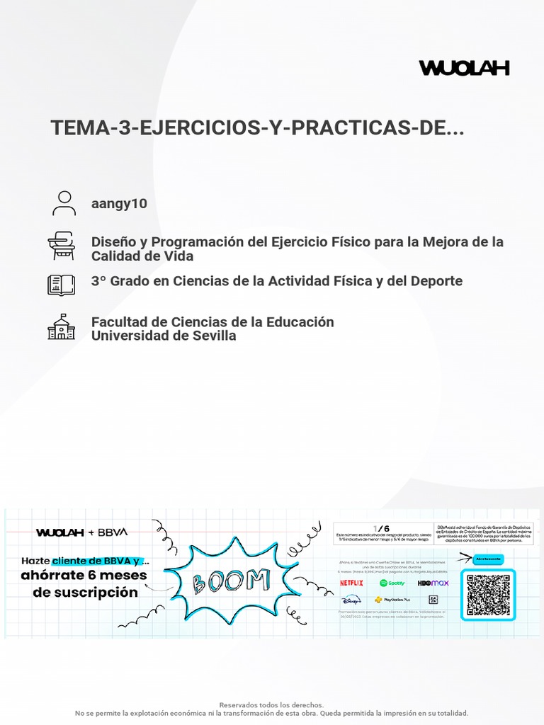 Tema 3 Ejercicios y Practicas Desaconsejadas Desde El Punto de Vista Saludable. | PDF | La ...
