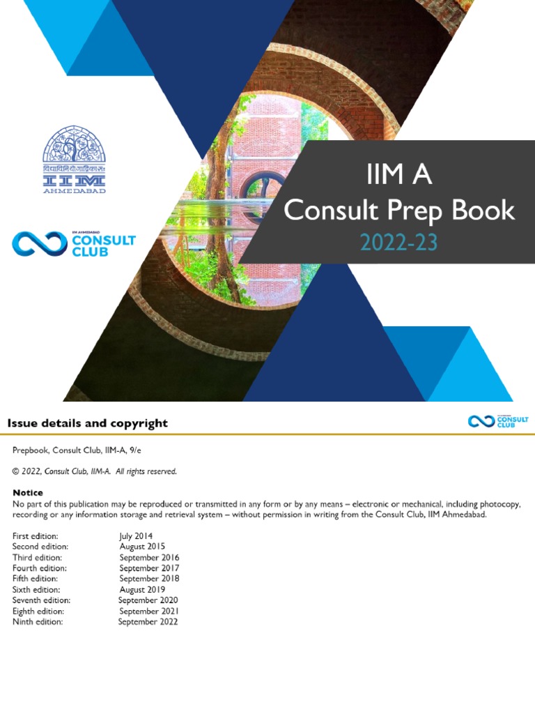 IIMA Casebook 2022-23-1 | PDF