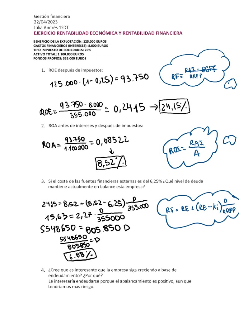 Ejercicio Re y RF | PDF