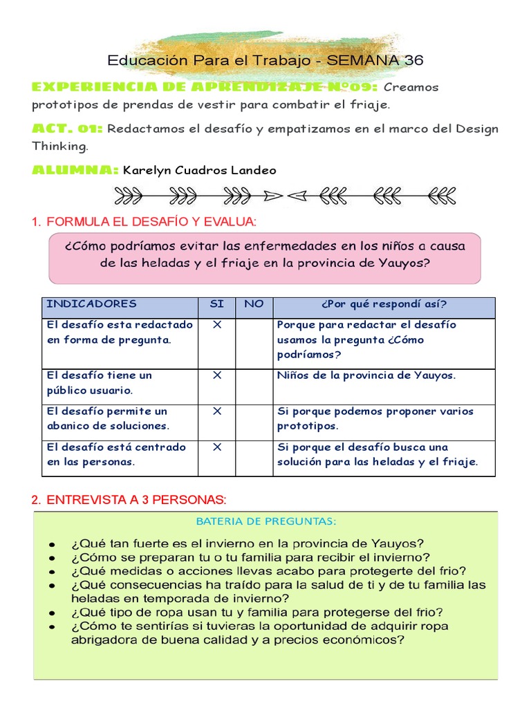 Educacion para El Trabajo | PDF