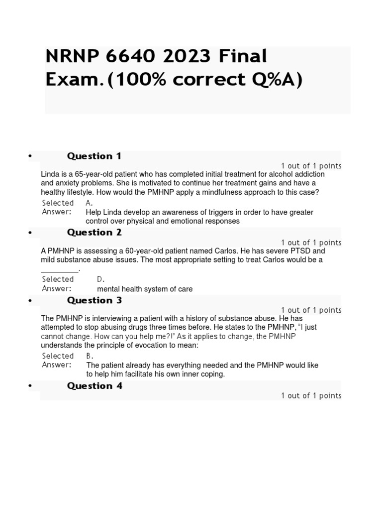 6640 Final Exam | PDF
