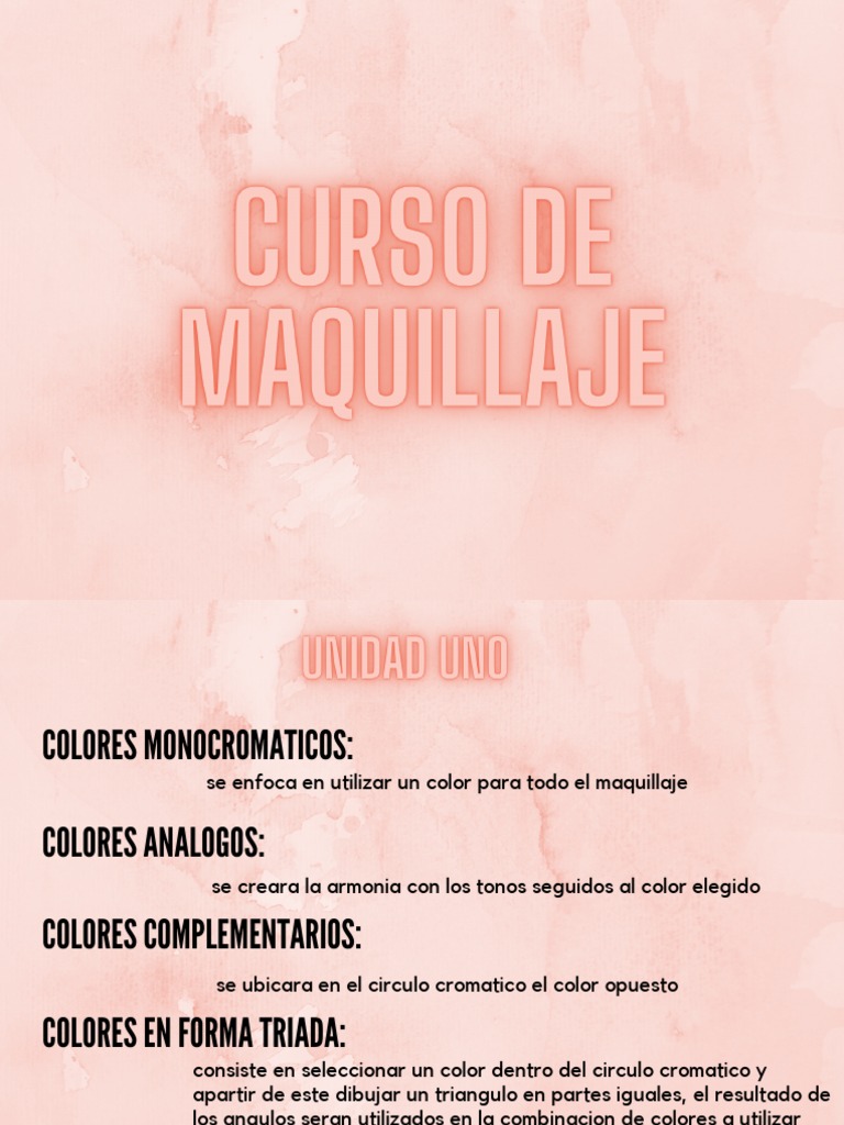 Curso de Maquillaje | PDF | Color | Ojo