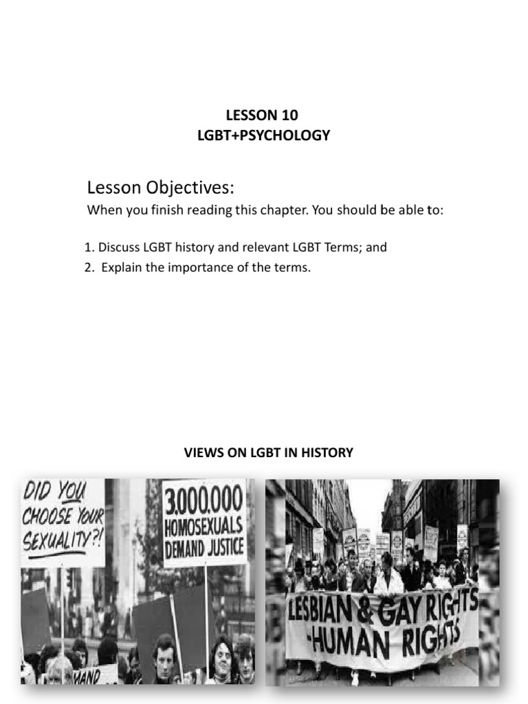 10 LGBT Psychology | PDF | LGBTQIA+ Studies | Transgender