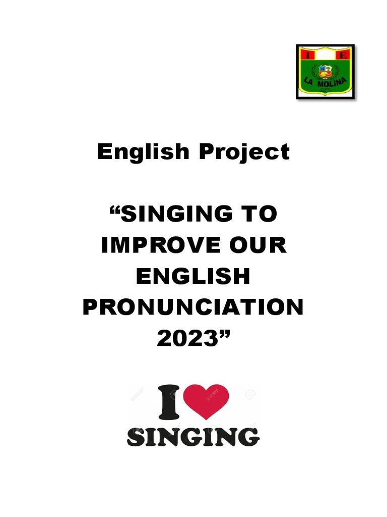 English Project - Songs For Students | PDF
