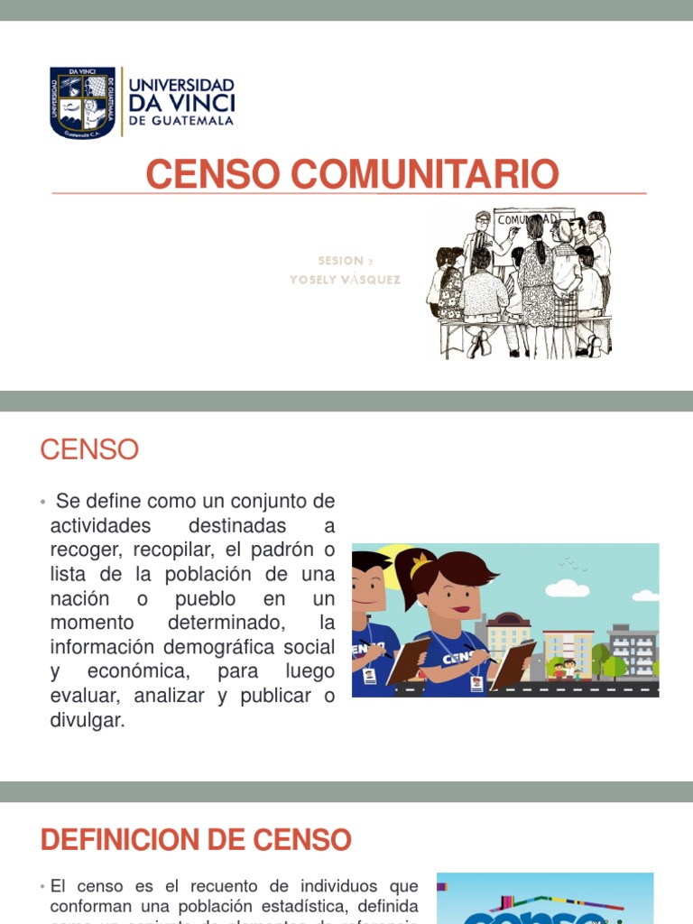 Clase 3 Censo Comunitario | PDF