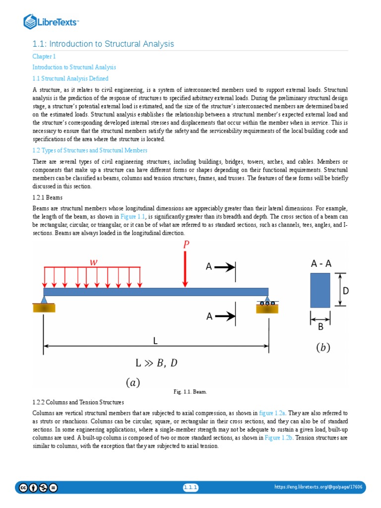 1.01 Introduction To Structural Analysis | PDF | Structural Analysis | Truss